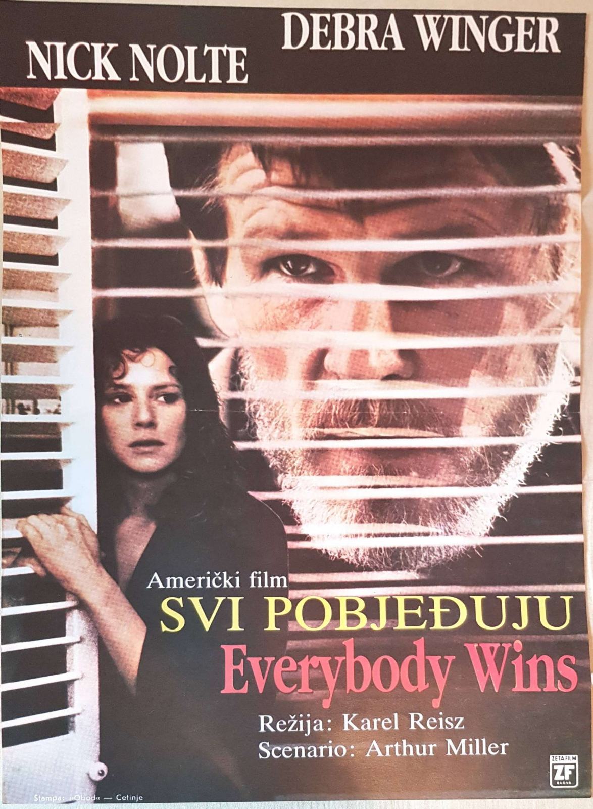 Everybody Wins (1990) filmski plakat