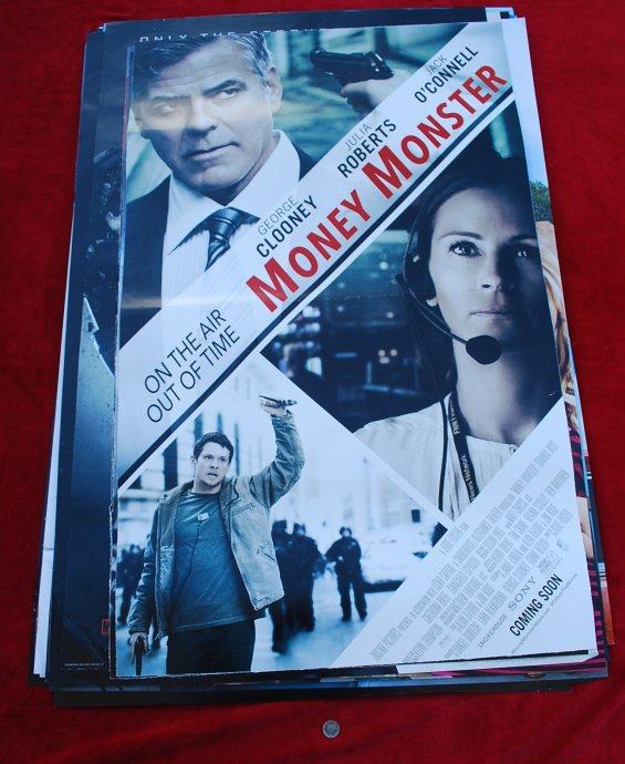 Filmski plakat : Money Monster ( Igra novca ) - George Clooney & Julia