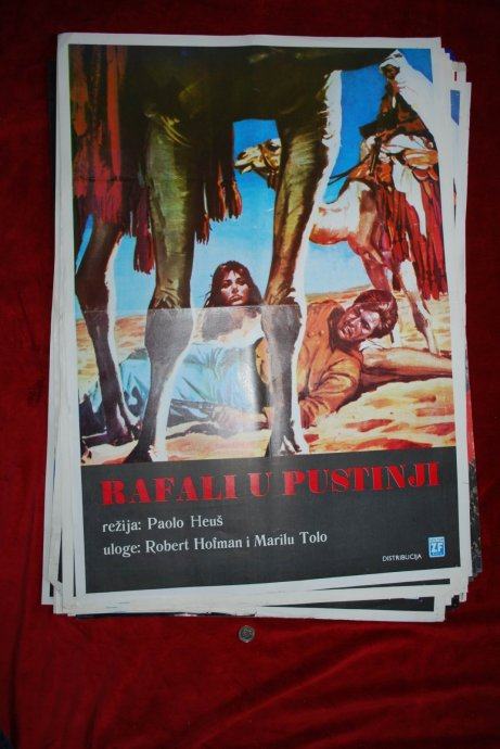 Filmski plakat : RAFALI U PUSTINNJI ( ROBERT HOFMAN , MARILU TOLO ) -