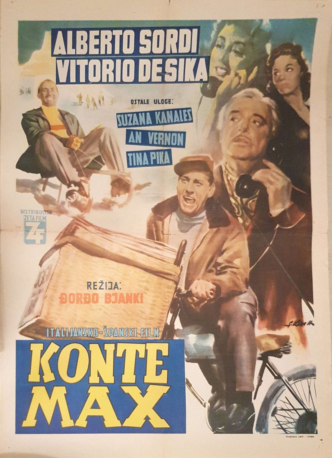Il conte Max (1957) filmski plakat