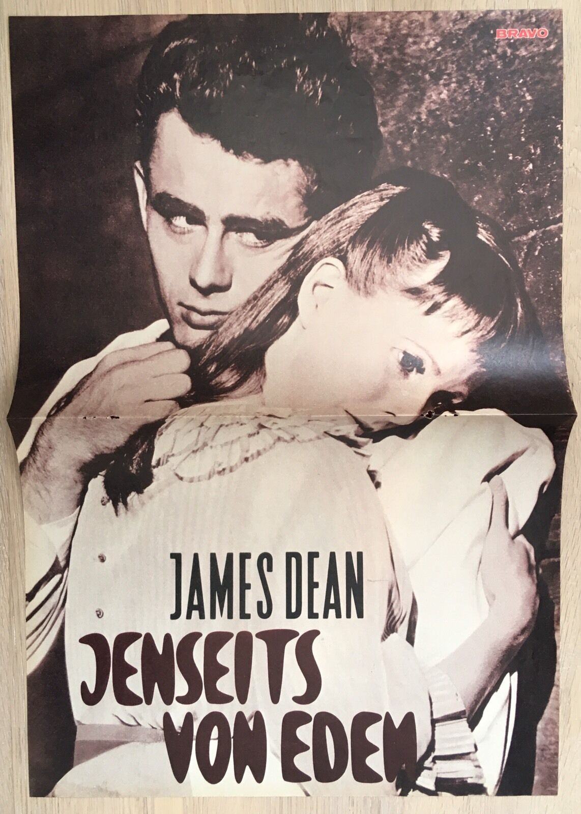 Istocno od raja, James Dean, filmski plakat novo