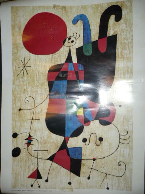 JOAN MIRO People and the Dog in the Sun