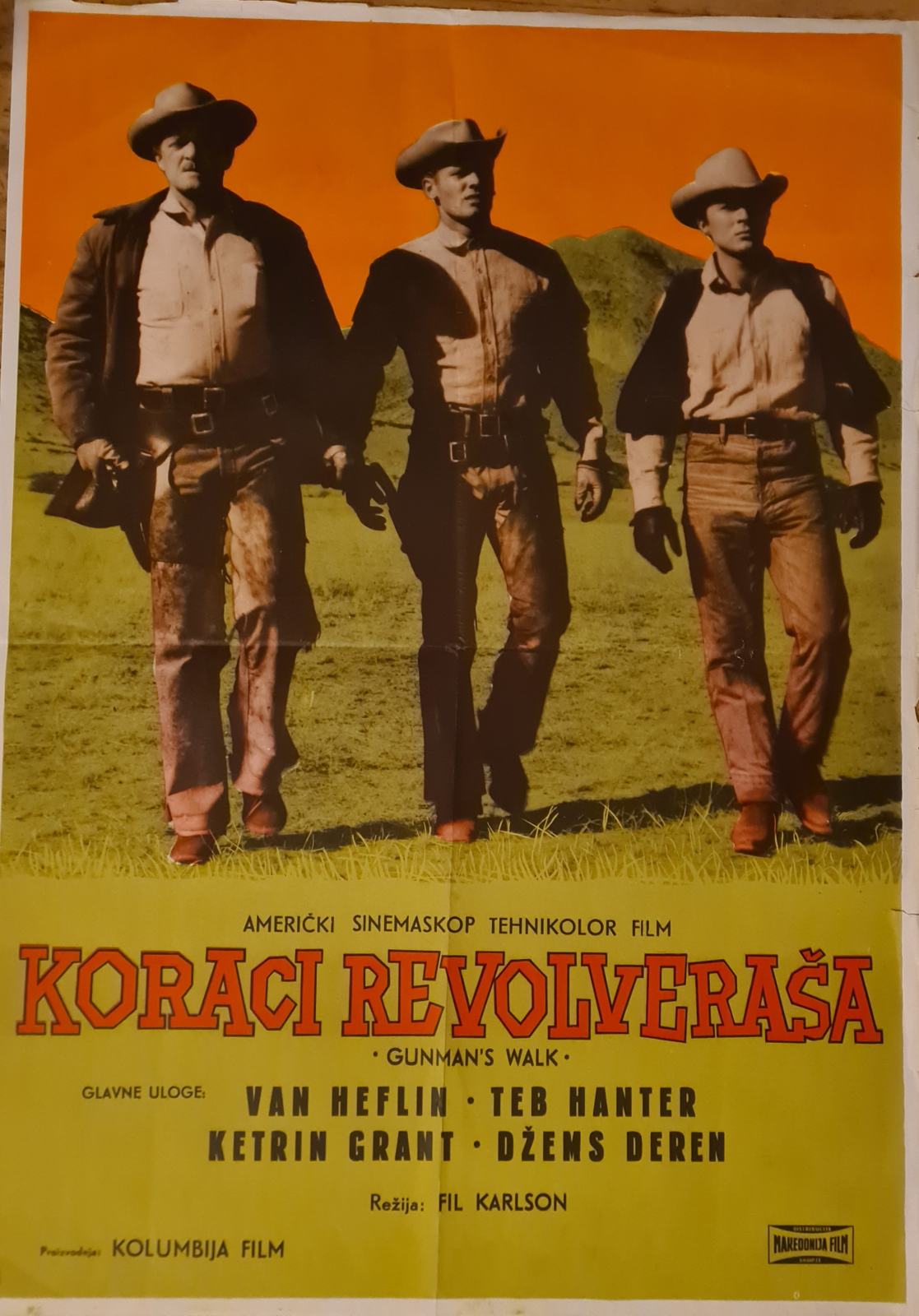 KORACI REVOLVERAŠA - FILMSKI PLAKAT