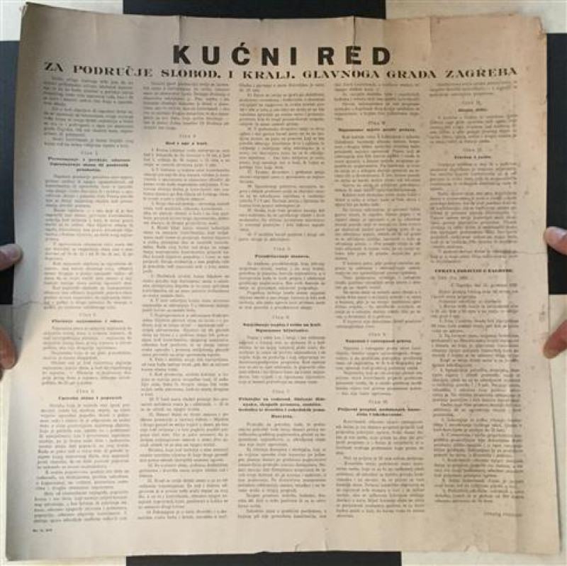 KUĆNI RED ZAGREB - PLAKAT