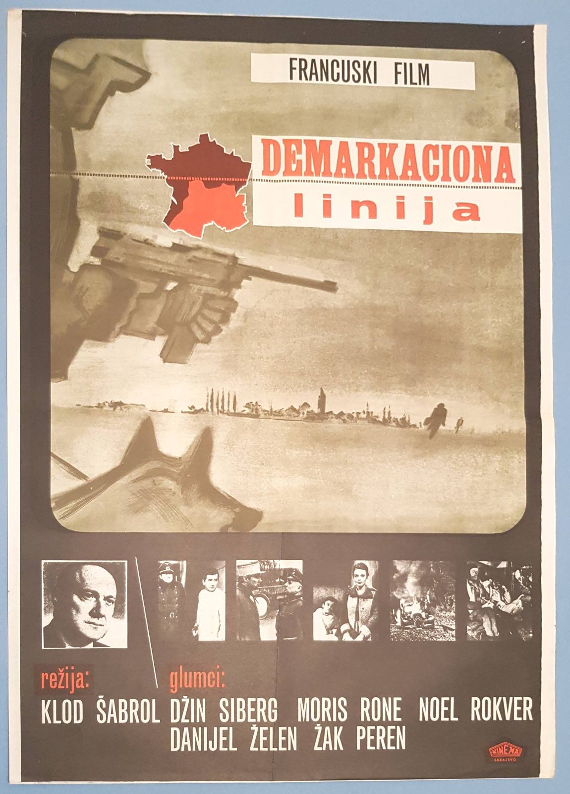 La ligne de démarcation (1966) filmski plakat
