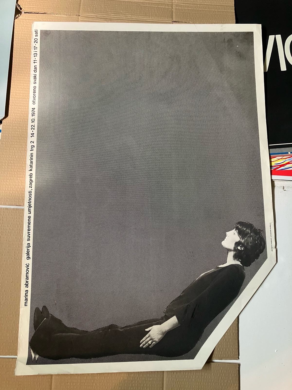 Marina Abramovic Plakat Sanja Ivekovic