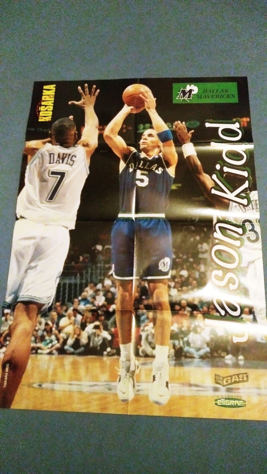 Maxi poster 80x60 cm- Jason Kidd, Gary Payton, M.Richmond