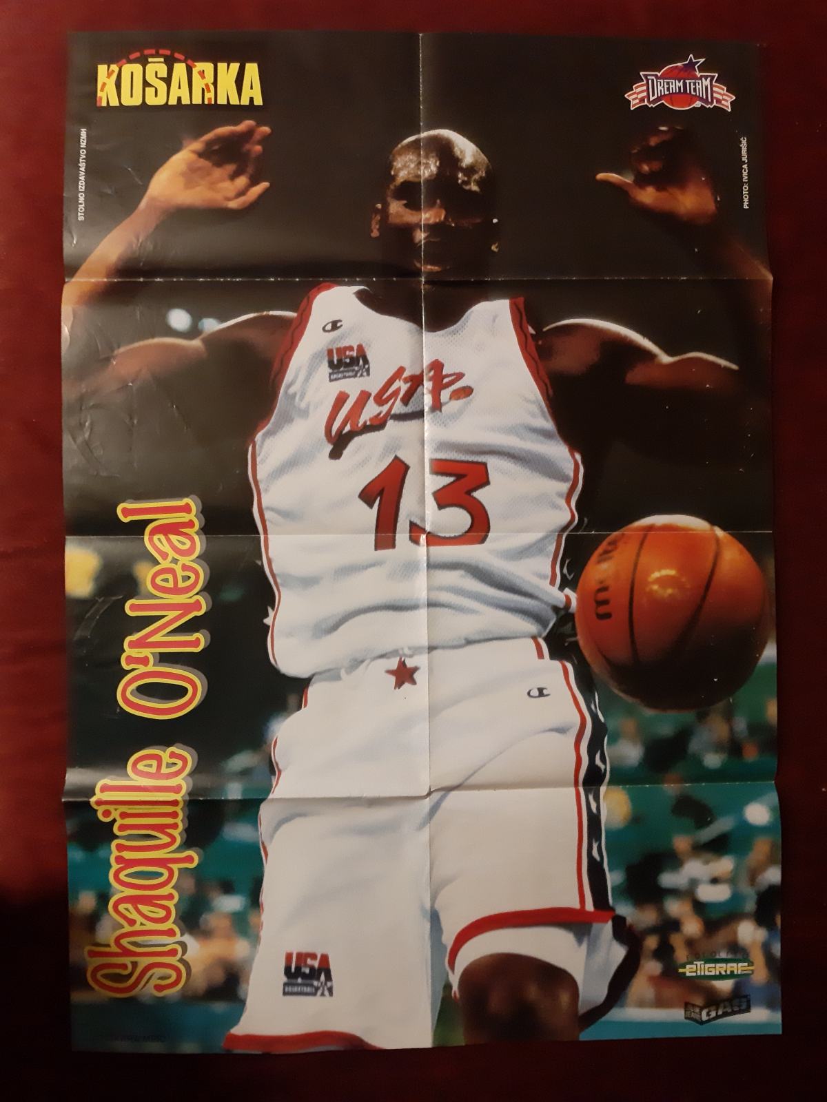 Mega poster Karl Malone/Shaquille ONeal