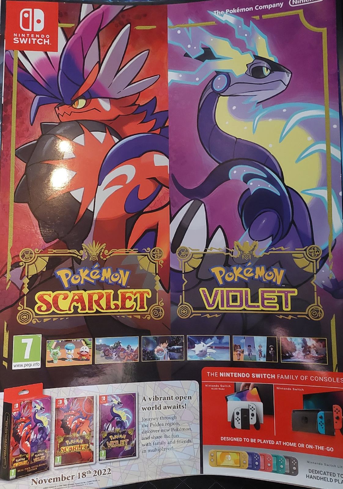 Pokemon Scarlet/Violet Poster A2