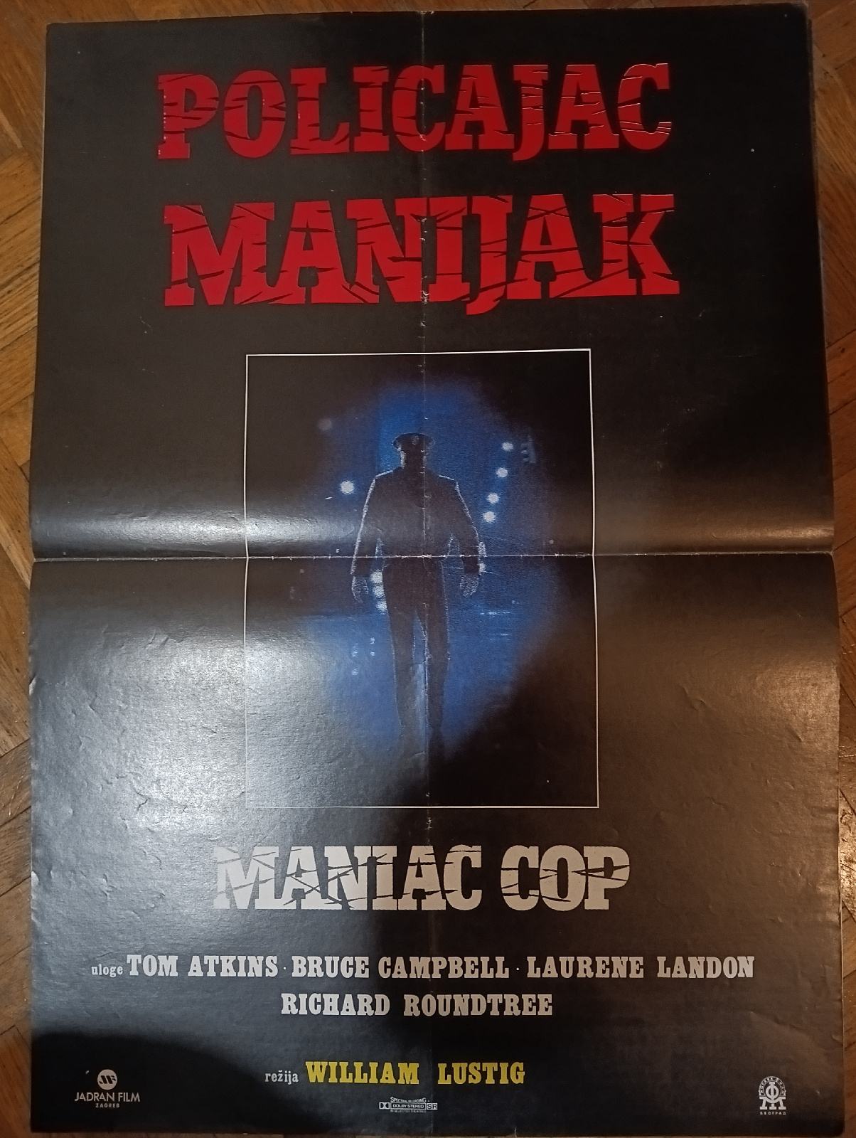 Policajac manijak,originalni filmski plakat