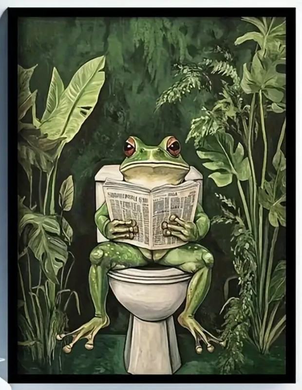 Poster: Žaba s novinama u džungli - 16