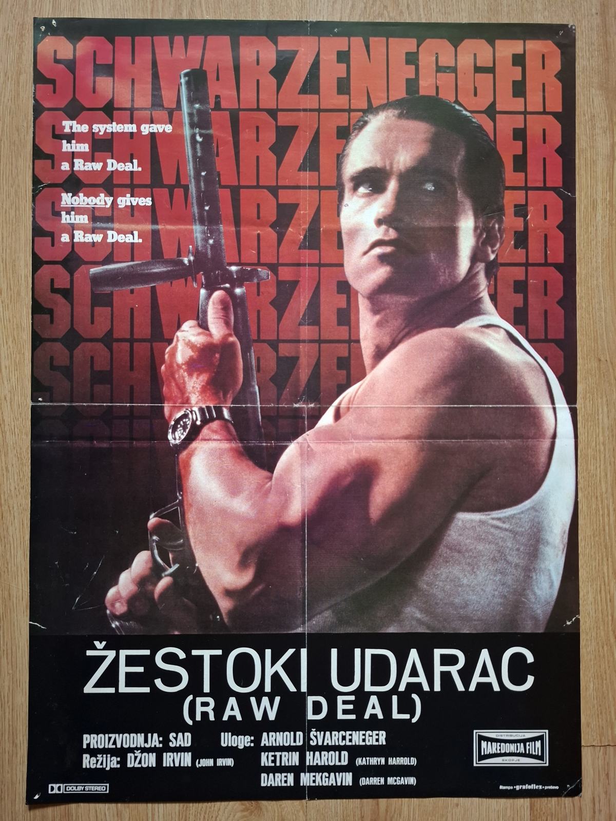 Raw Deal / Žestoki Udarac - Filmski plakat