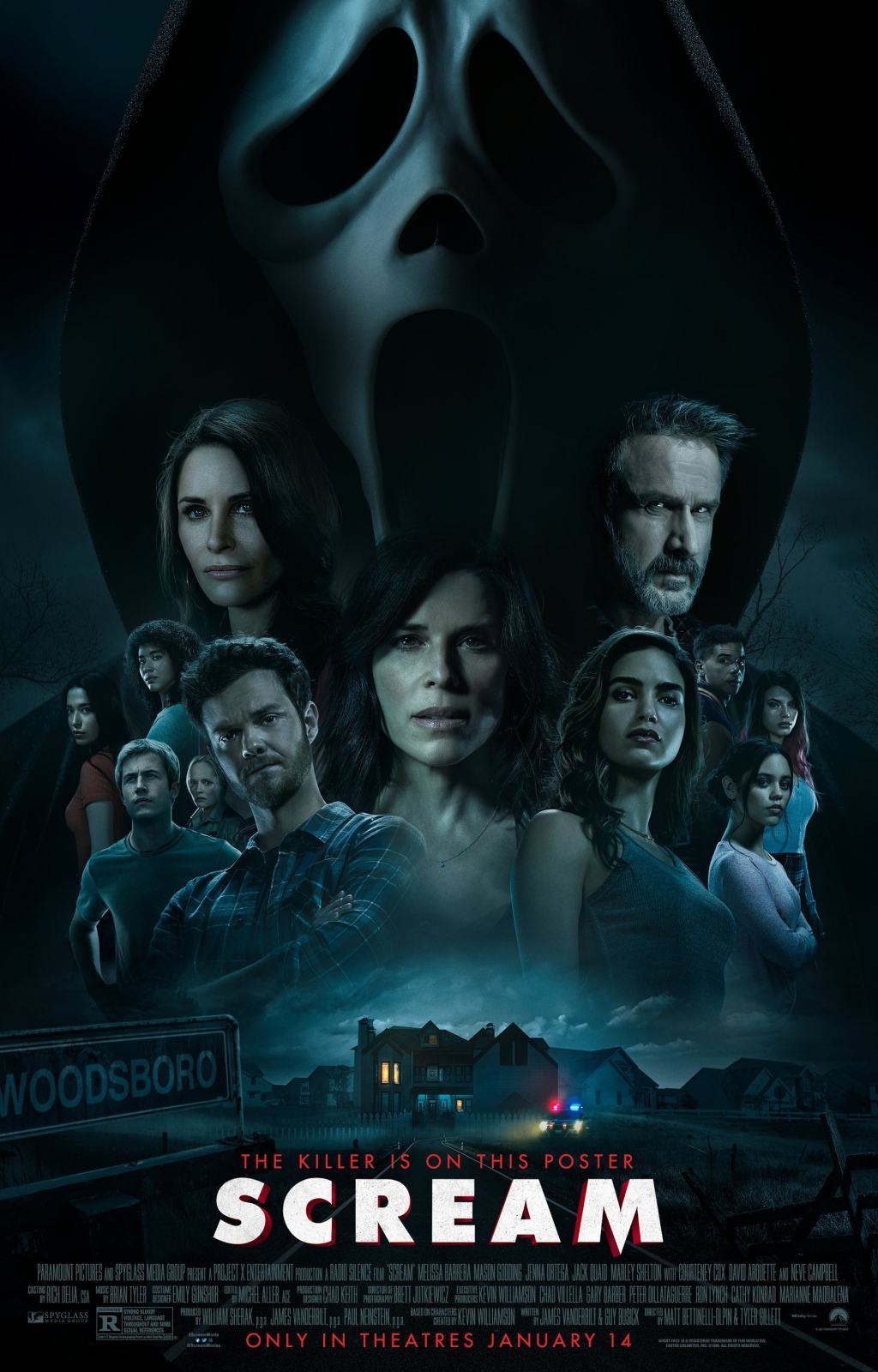 SCREAM (2022.) poster plakat, NOV, nepresavijen