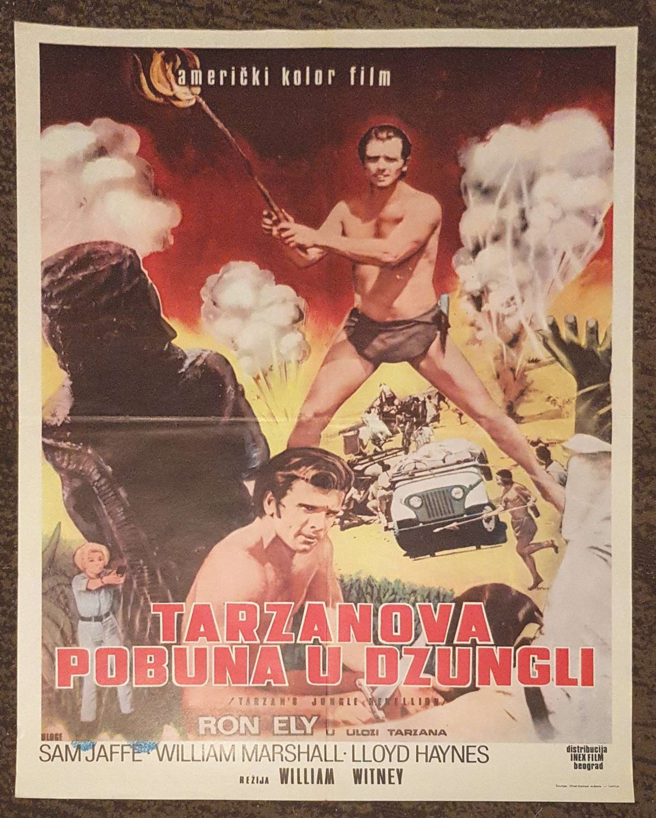 Tarzans Jungle Rebellion (1967) filmski plakat