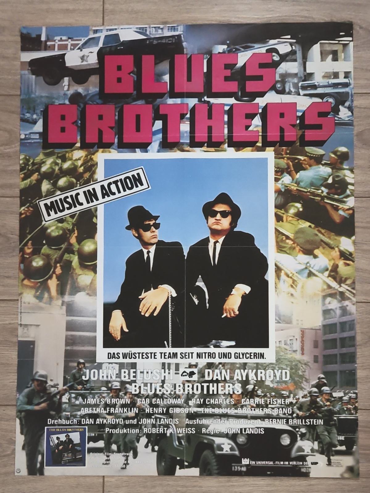 The Blues Brothers original Njemački filmski plakat
