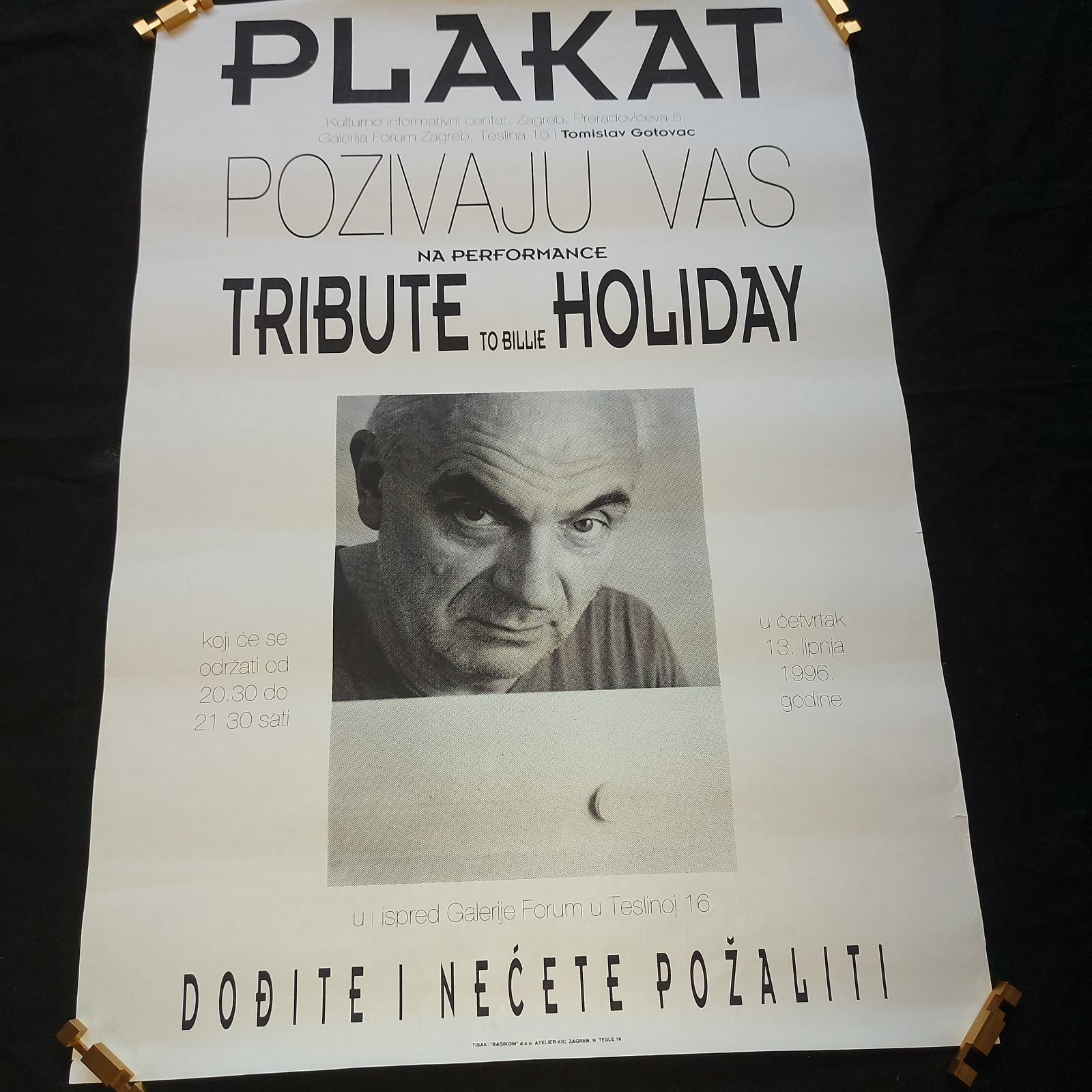 Tomislav Gotovac, plakat