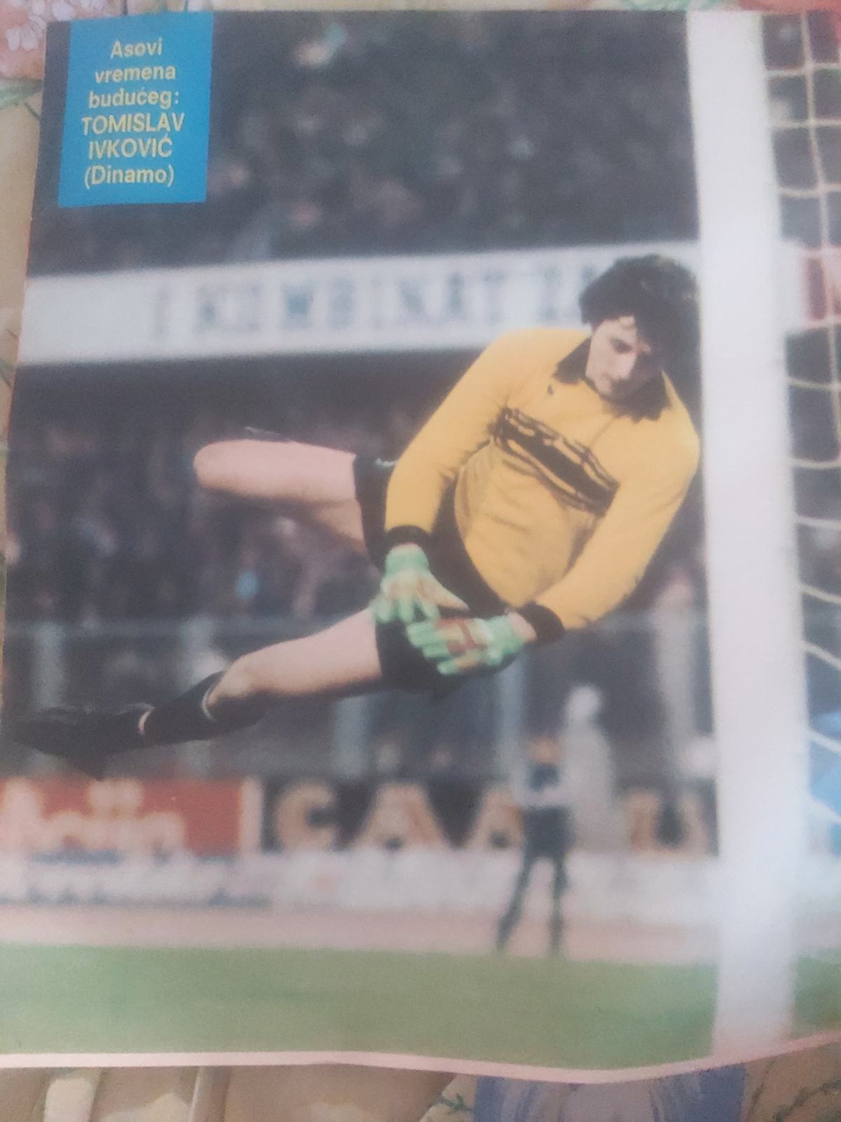 TOMISLAV IVKOVIC NK DINAMO ZAGREB 1979 GODINA POSTER