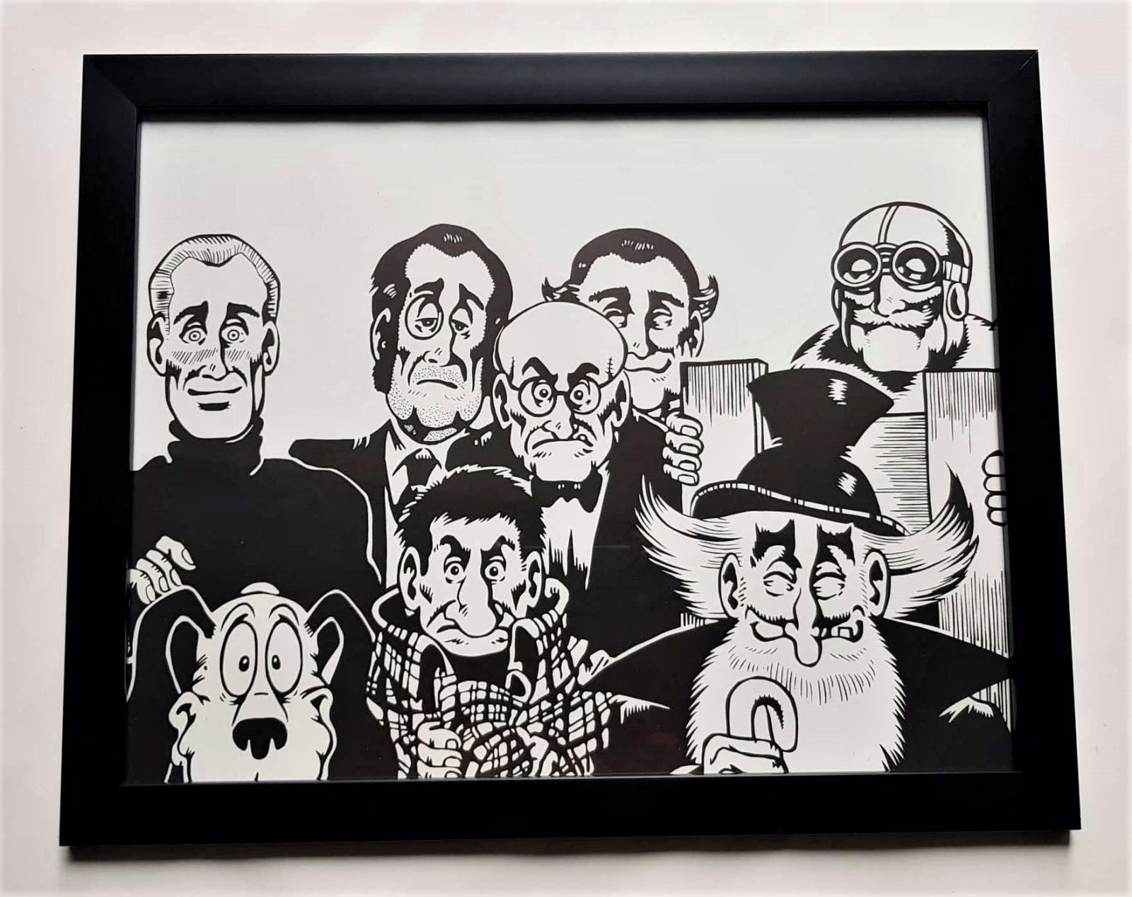 Uokvireni poster grupe TNT - Alan Ford (50x40cm)