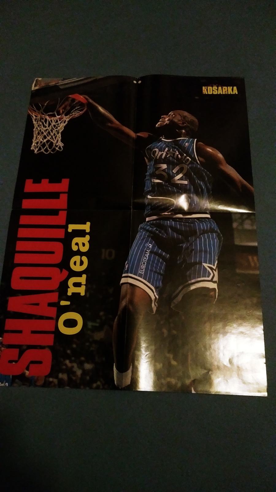 Veliki poster Shaquille ONeal i Clyde Drexler
