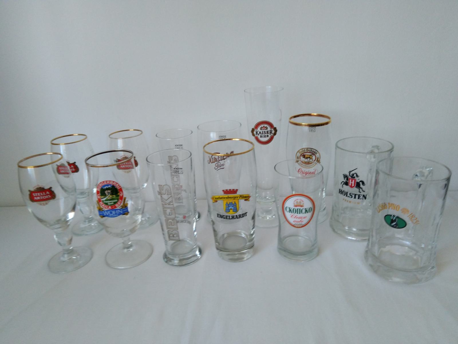 Čaše za pivo Stella Becks Kaiser Skopsko Laško Krigle