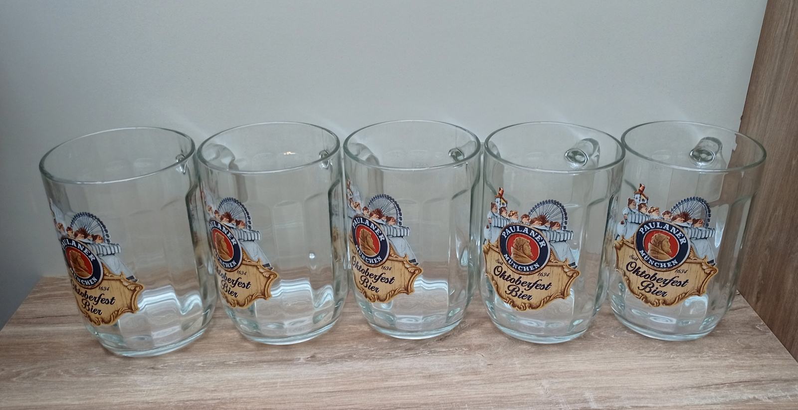Paulaner Oktoberfest pivske krigle NOVO!