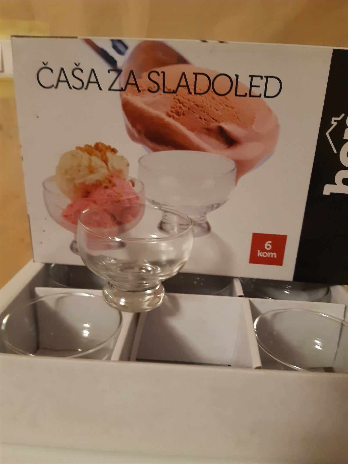 Set čaša za sladoled