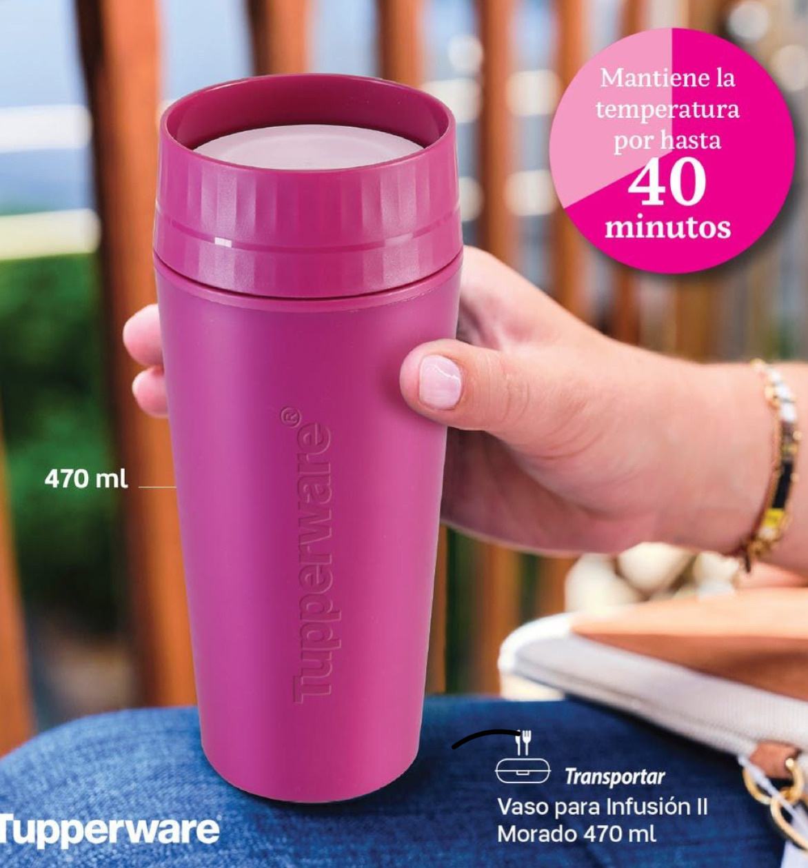 Tupperware Termo Čaša 470 ml
