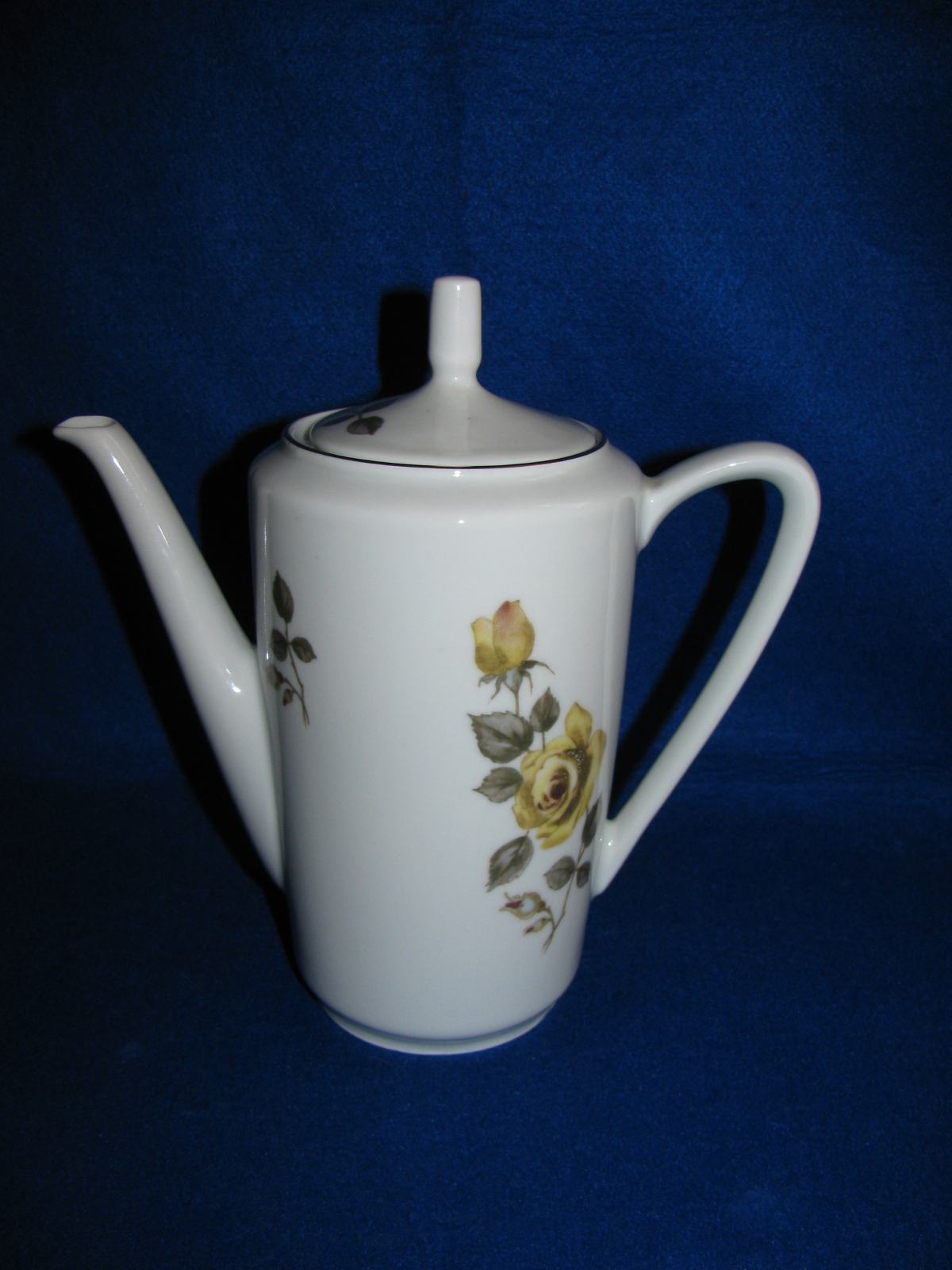 Čajnik ŽUTE RUŽE Kahla - Konitz. Porculan. SAND