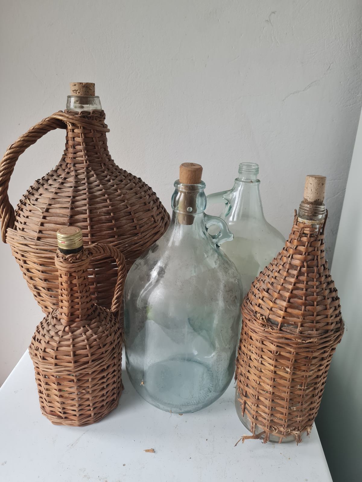 Demižon / bocun / staklene boce 10l 5l 2l 1l