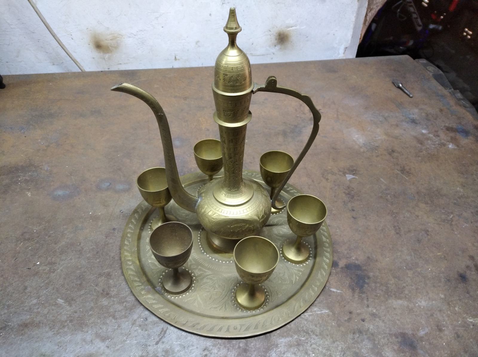 Set za čaj od mesinga