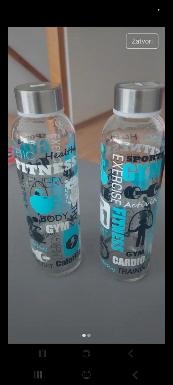 Staklene boce za vodu