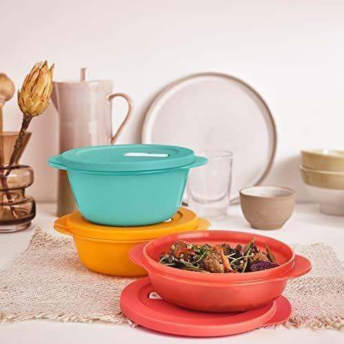 Tupperware CrystalWave okrugli set od 850 ml, 1,3 lt i 1,8 lt