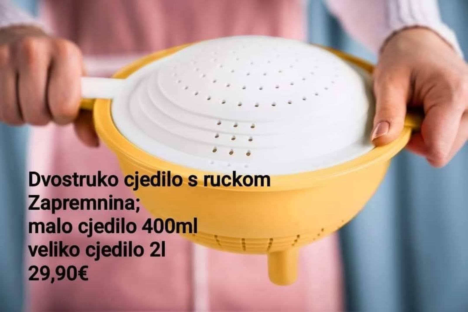 Tupperware Dvostruko cjedilo s ručkom
