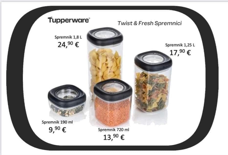 Tupperware Twist & Fresh spremnici