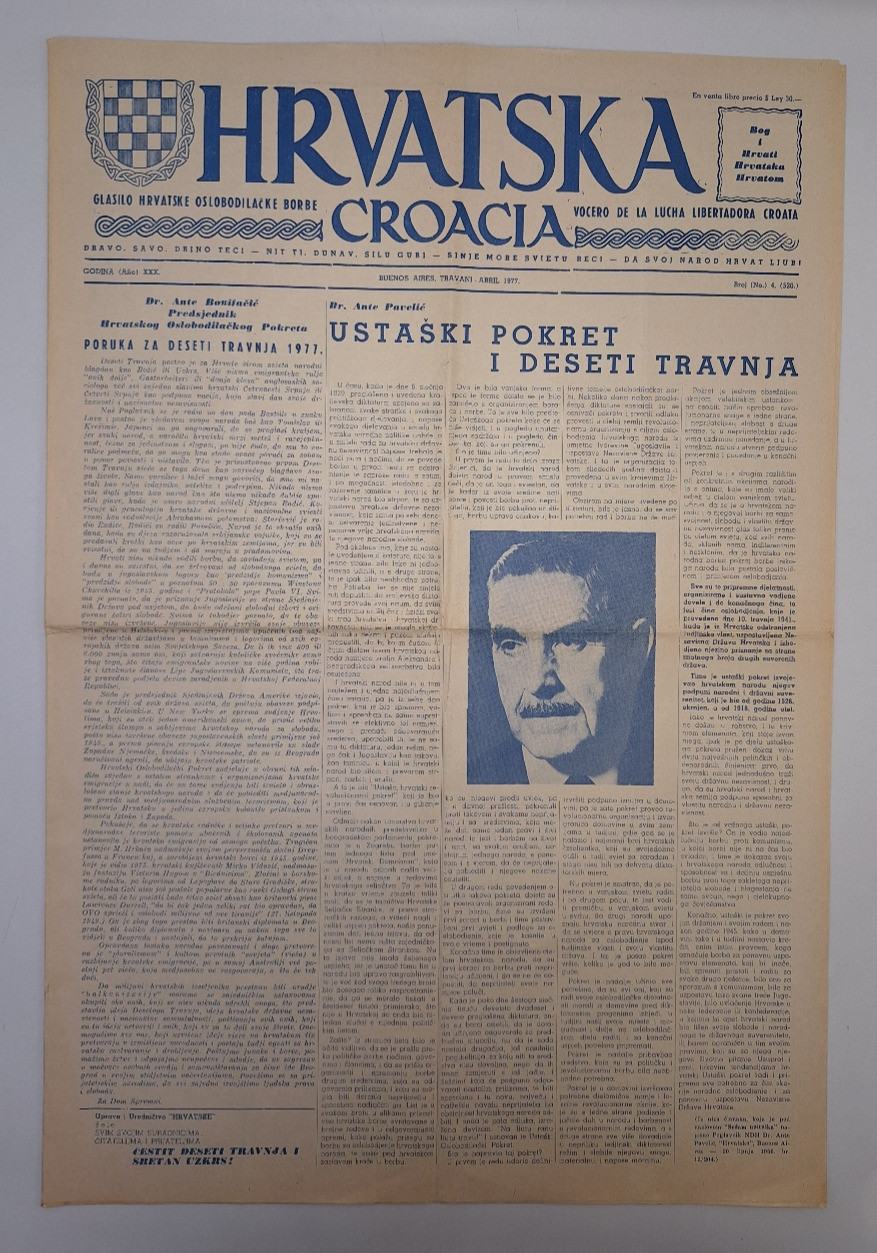 Časopis Hrvatska br. 4/1977. (emigracija)