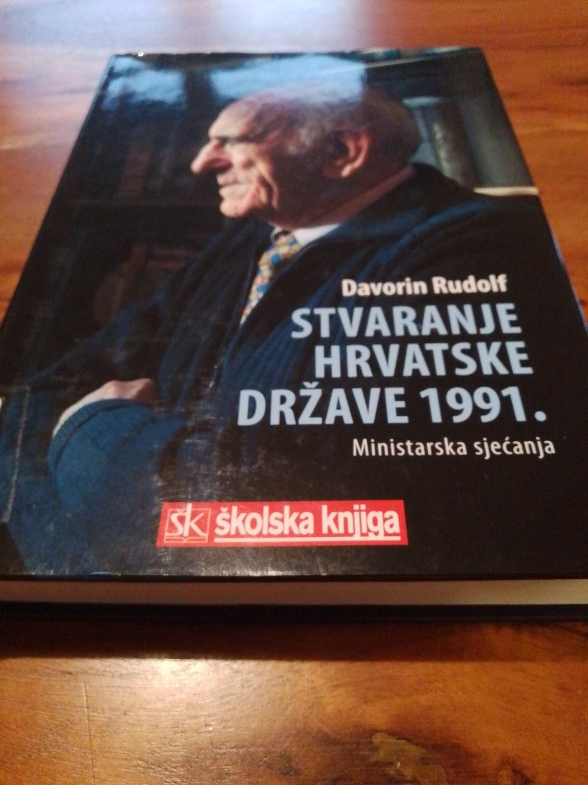 Davorin Rudolf, Stvaranje hrvatske države 1991.