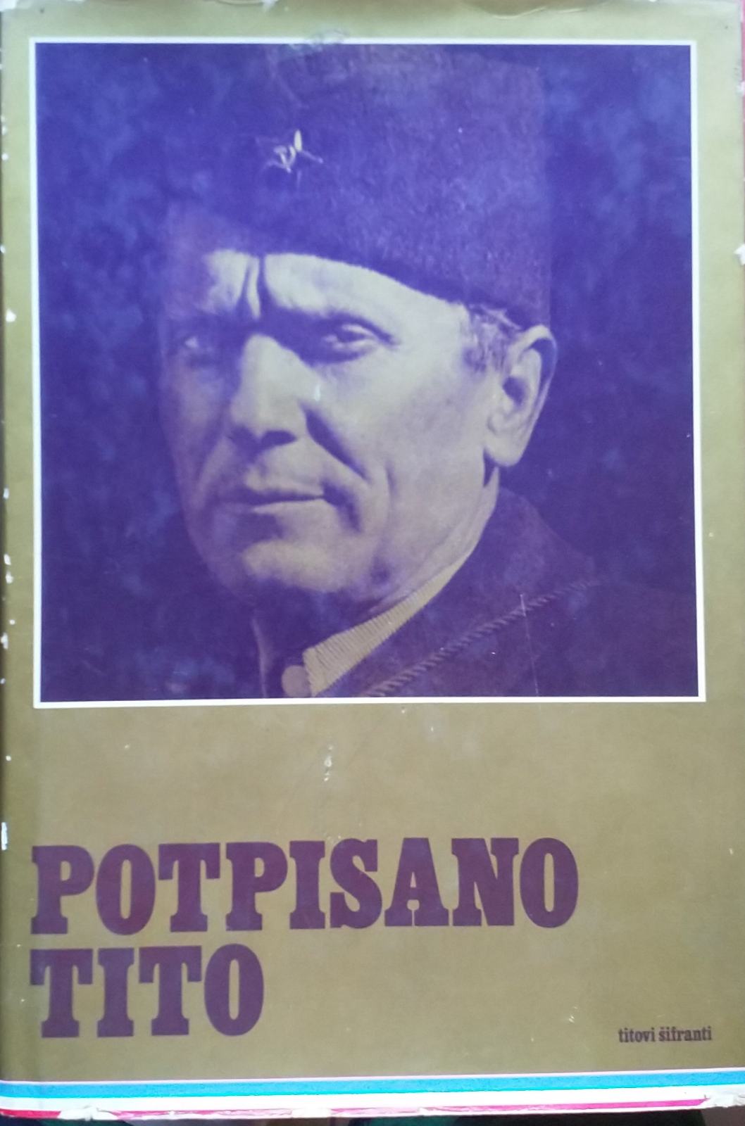 Momčilo Stefanović - Potpis: Tito