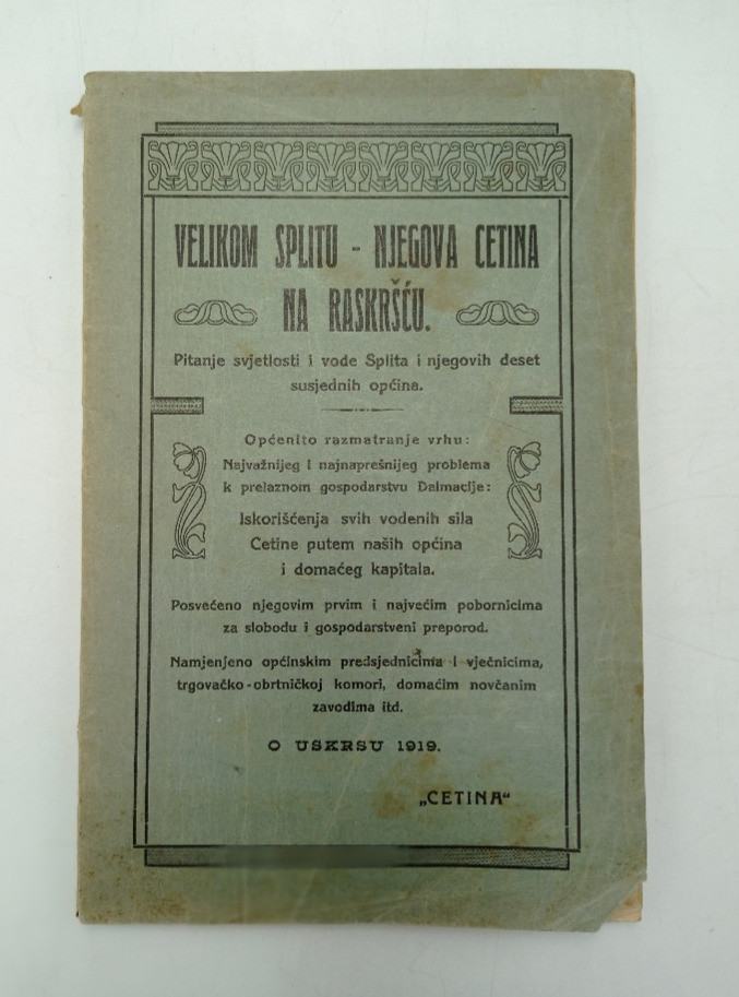 Velikom Splitu - njegova Cetina na raskršću