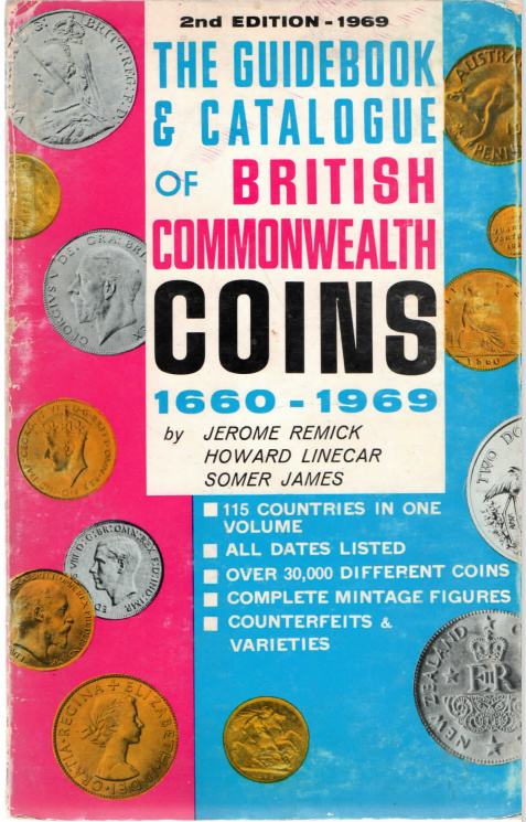 1969 GUIDEBOOK & CATALOGUE OF BRITISH COMMONWEALTH COINS - VINTAGE PAP
