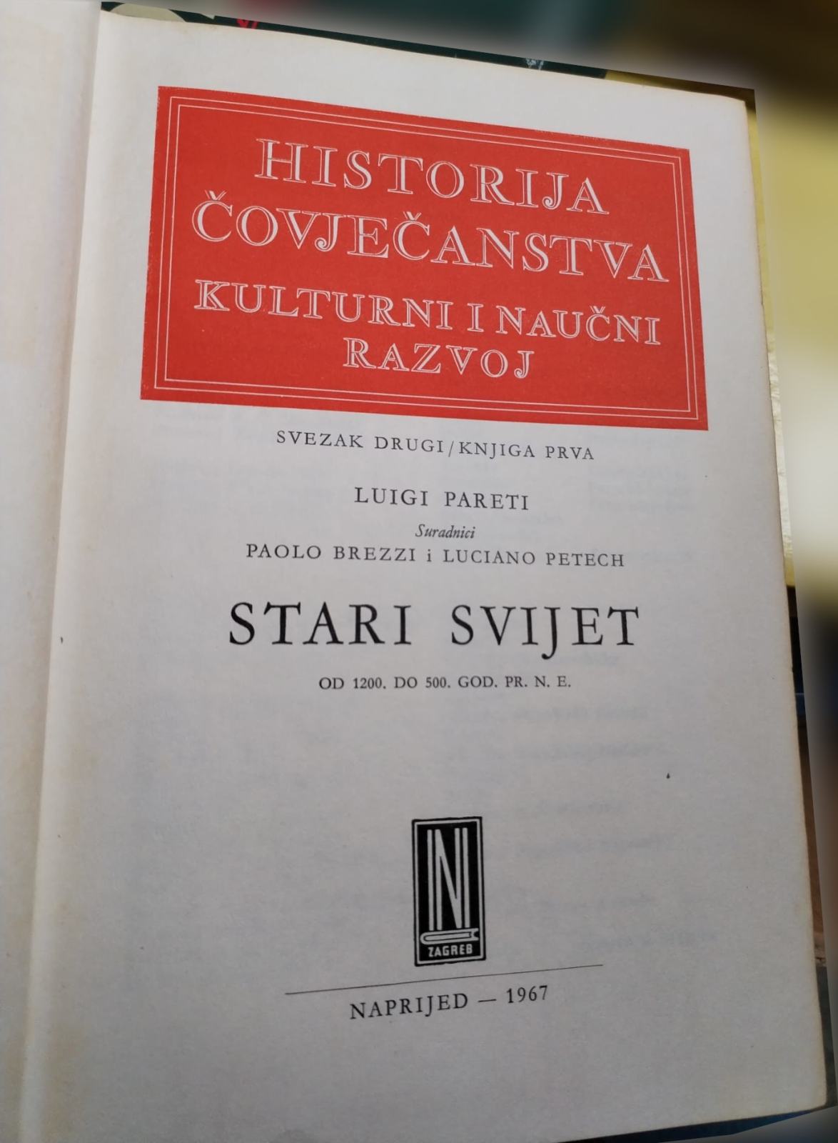 Historija čovječanstva / kulturni i naučni razvoj / Stari svijet