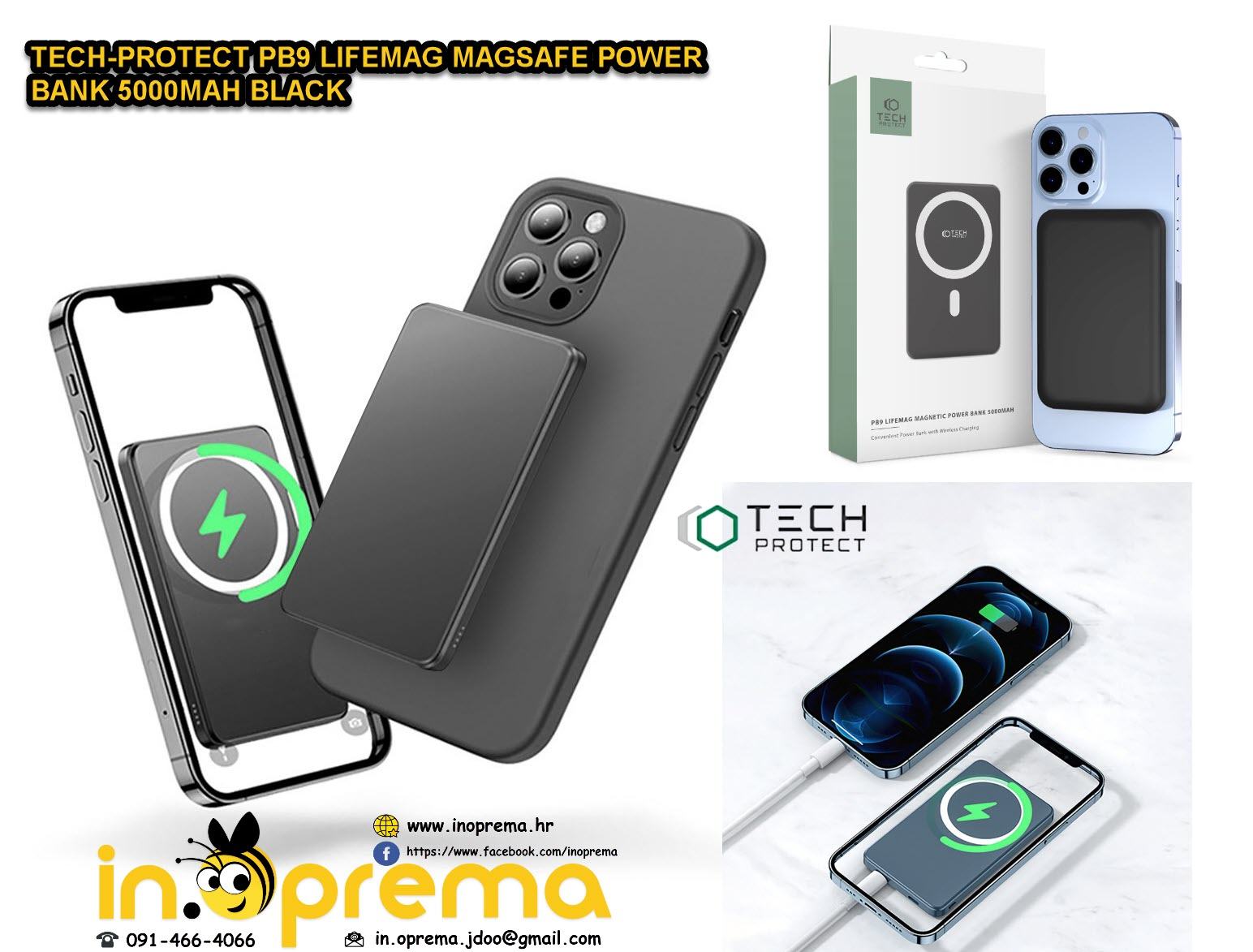 IPHONE MAGSAFE PUNJAC APPLE PRIJENOSNI BATERIJA ORIGINAL BRZI POWER