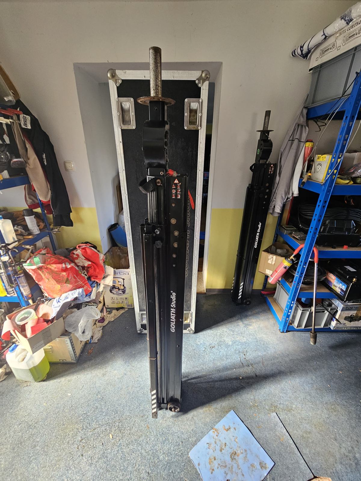 GOLIATH PRO 4500 winch lift komplet sa Flightcase om