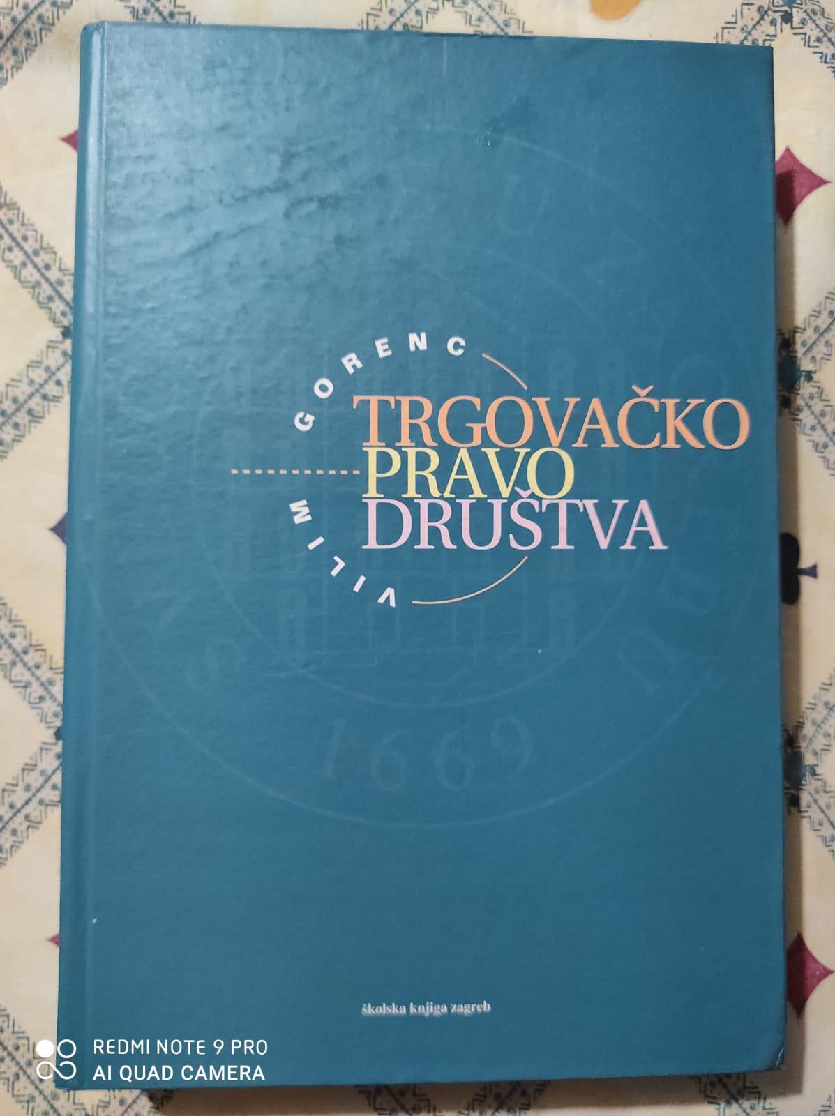 Gorenc, Vilim: Trgovačko pravo - društva
