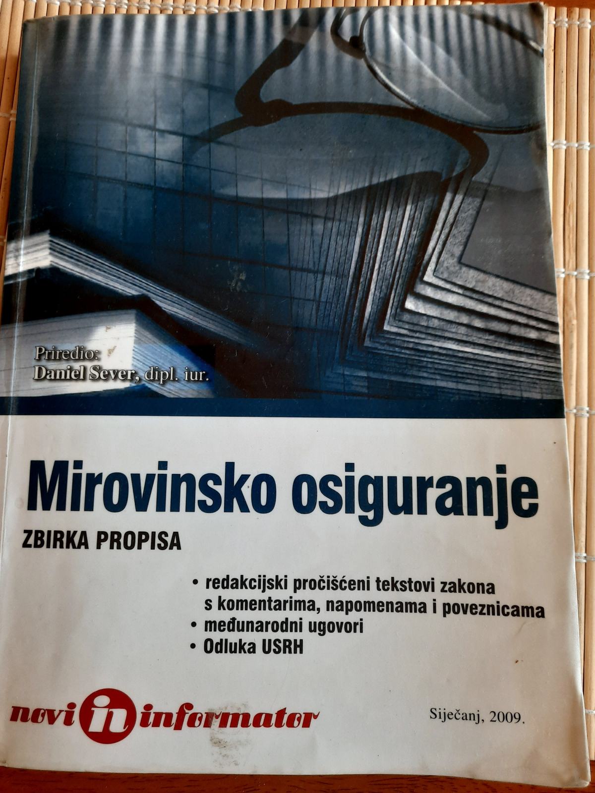 MIROVINSKO OSIGURANJE zbirka propisa