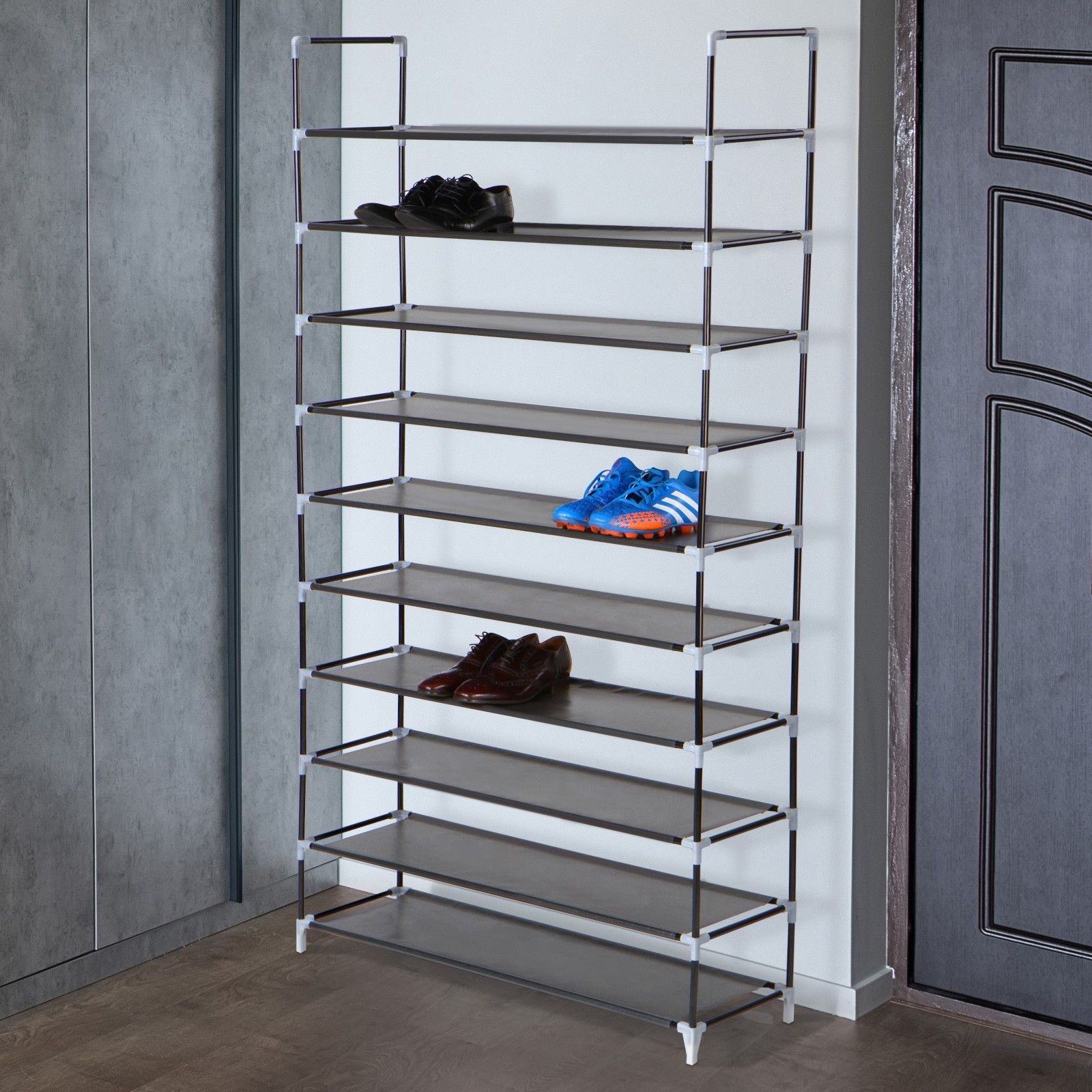 REGAL ZA CIPELE - POLIČAR ZA CIPELE 60 PARI - 10 ETAŽA - 174x100x29cm