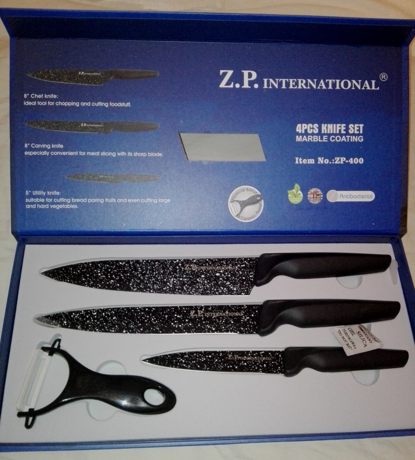 Z.P. International set noževa (keramika)