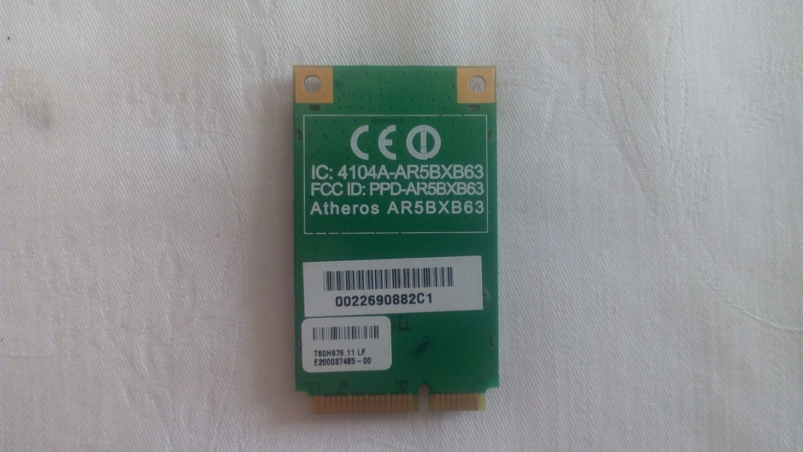 Atheros Wifi mrežna kartica za laptop Mini PCI-e, PN ar5bxb63