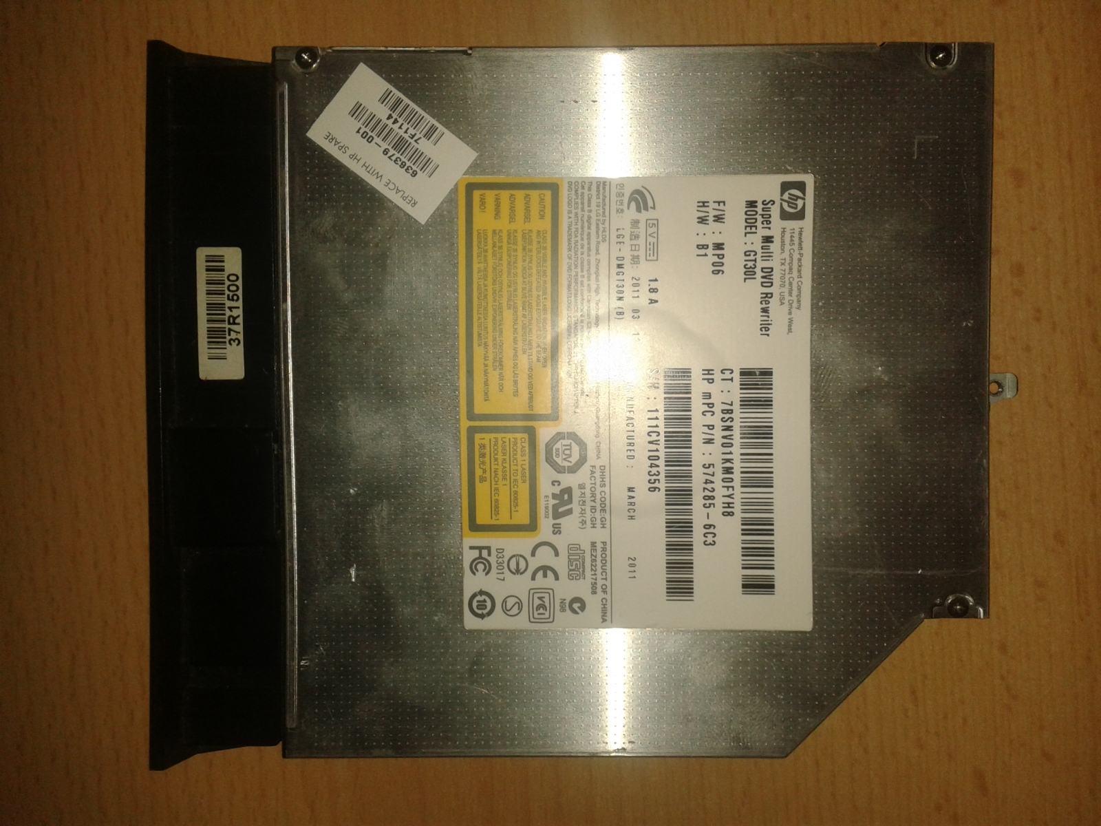 [HP, DELL,COMPAQ, ACER ...] HP GT30L optički čitač/ čitač CD-a