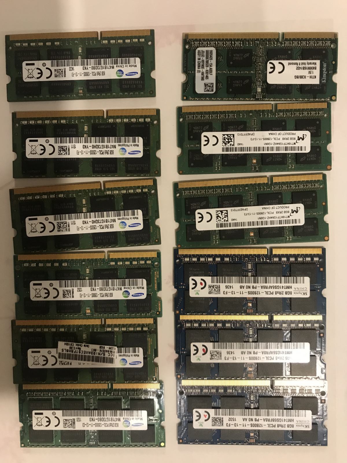 8 gb ram za laptop PC3 , ddr3, ddr3l sodimm