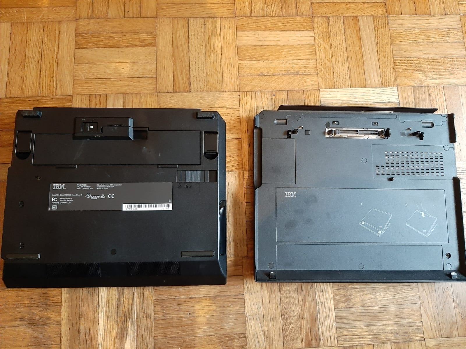 Thinkpad IBM (Lenovo) i HP docking station (dock)